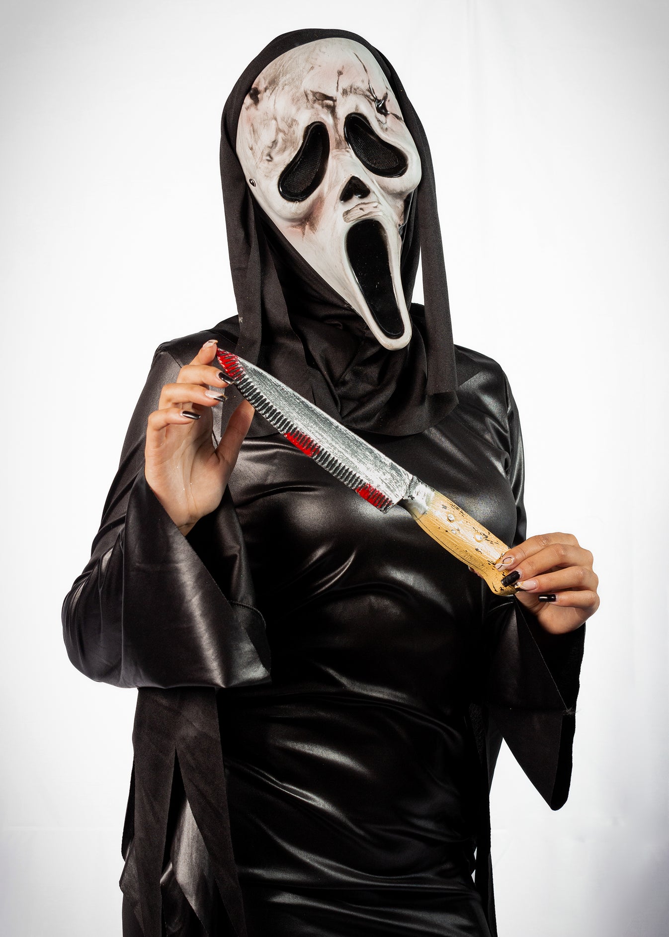 Vestido Scream Mujer Ghostface (sin máscara) – Todo Accesorios Colombia